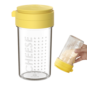Gemco Clear/Silver Glass/Stainless Steel, 5 oz Cheese Shaker for ...