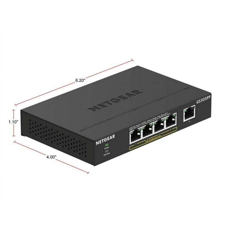 NETGEAR GS308PP Switch Ports Unmanaged, 50% OFF