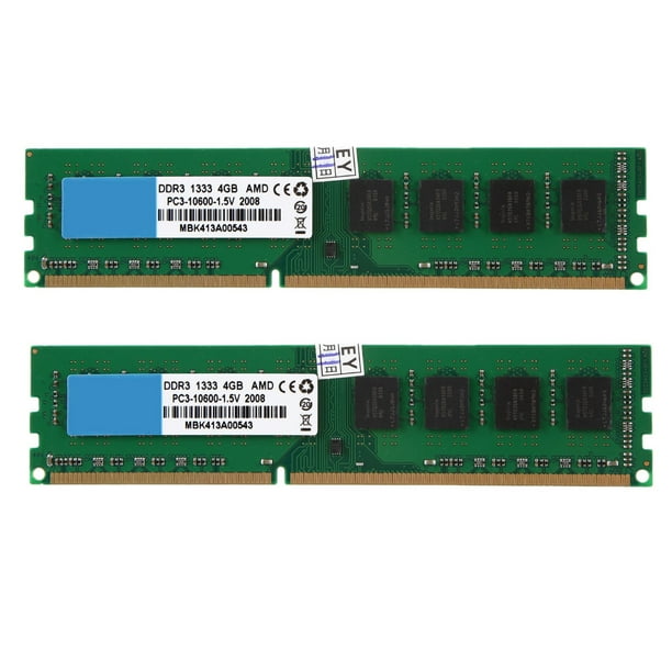 2X DDR3 Memory Ram 1333MHz 240Pins 1.5V Desktop Memory DIMM for AMD ...