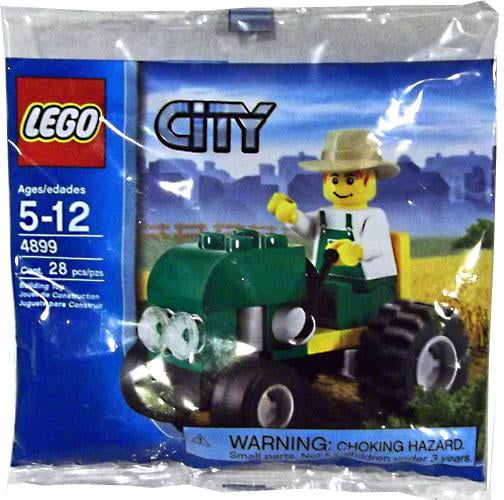 City Farmer with Tractor Mini Set LEGO 4899 [Bagged] - Walmart.com