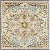 Mark&Day Area Rugs, 5x5 Woud Traditional Cream Square Area Rug (5'3 ...