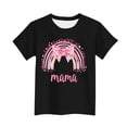 DeHolifer Funny Mama Shirt Girls Checkered Mom Tshirts Motherhood ...