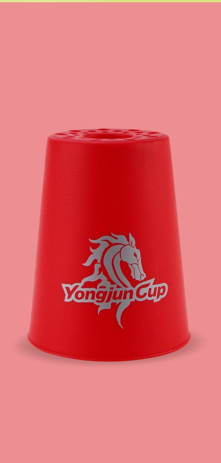 12pcs Sports Stacking Cup Set Horse Head Speed Flying Stacking Cups ...