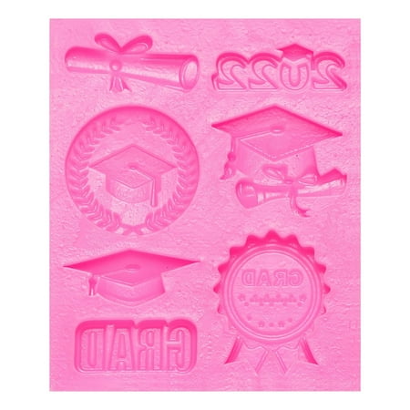 Cake Mould 2022 Graduation Chocolate Molds Silicone Graduation Cap ...