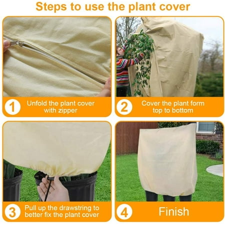 Winter Protection Container Plant Sack Winter Protection for Plants ...