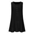 Black Women Lounge Button Down Long Sleeve Dress for Women Boat Neck ...