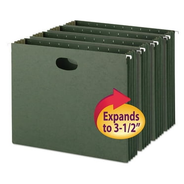 Smead Hanging File Pockets, 3-1/2 Inch Expansion, Legal Size, Standard ...