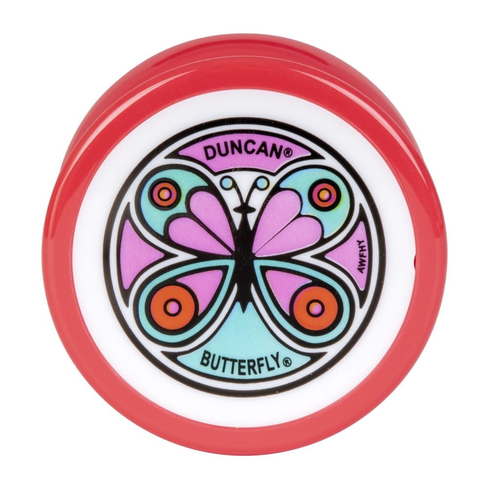 Duncan Butterfly Psychedelic Edition Yo-Yo - Classic YoYo (Red with ...
