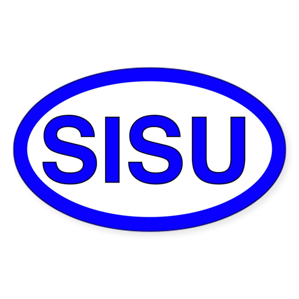 CafePress - Sisu Bumper Oval Sticker - Sticker (Oval) - Walmart.com
