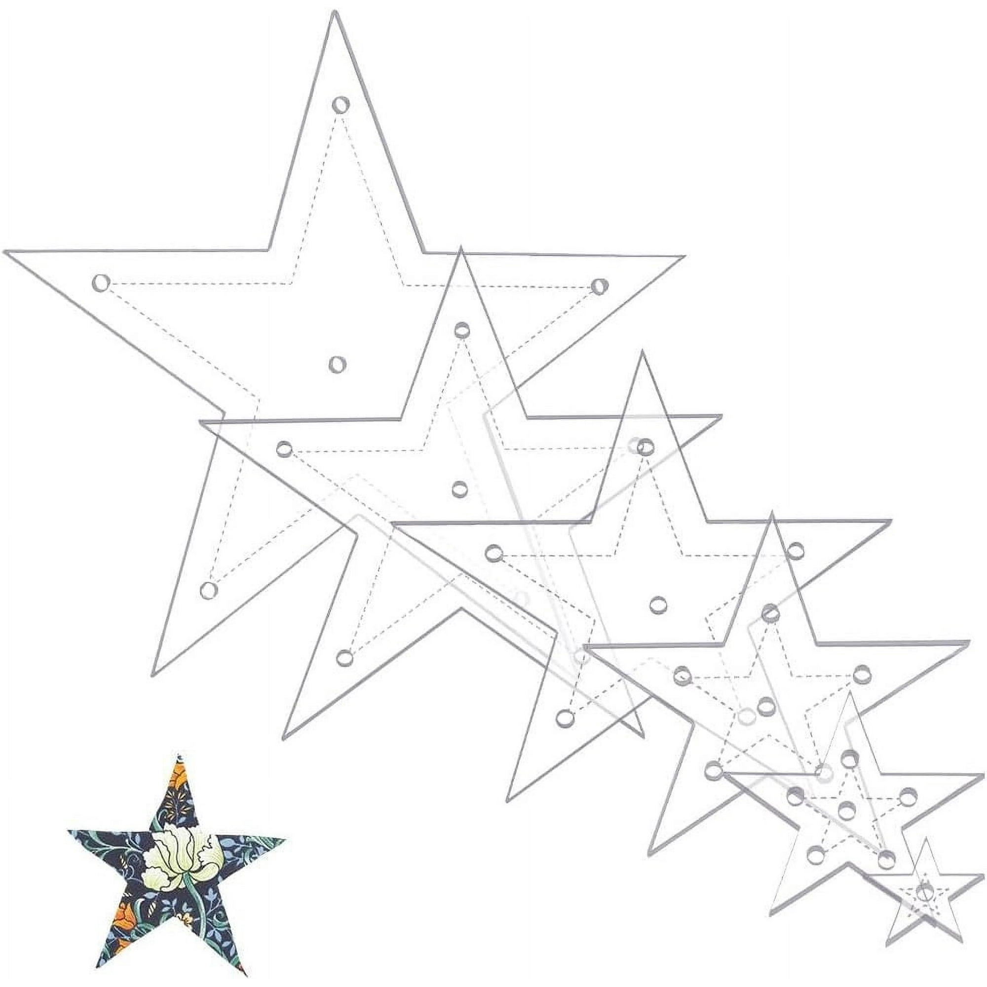 Click here for Sdnall 6pcs Star Acrylic Sewing Templates prices