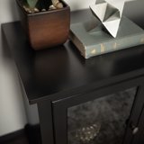 Walker Edison Contemporary Tall TV Stand for TVs up to 78", Black ...