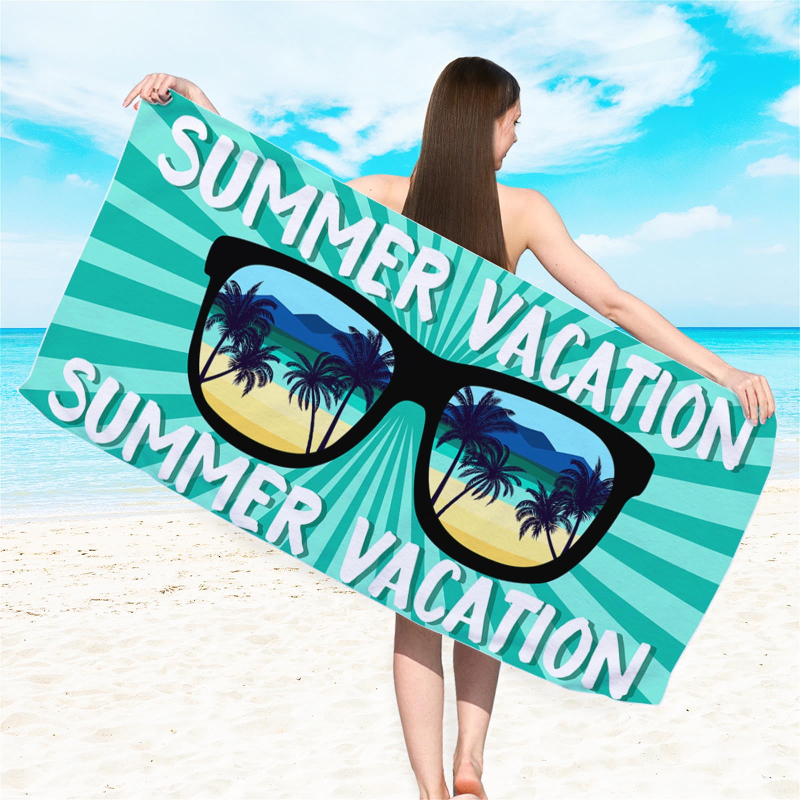 Click here for Up To 65 Off Smihono Double-Sided Printed Beach To... prices