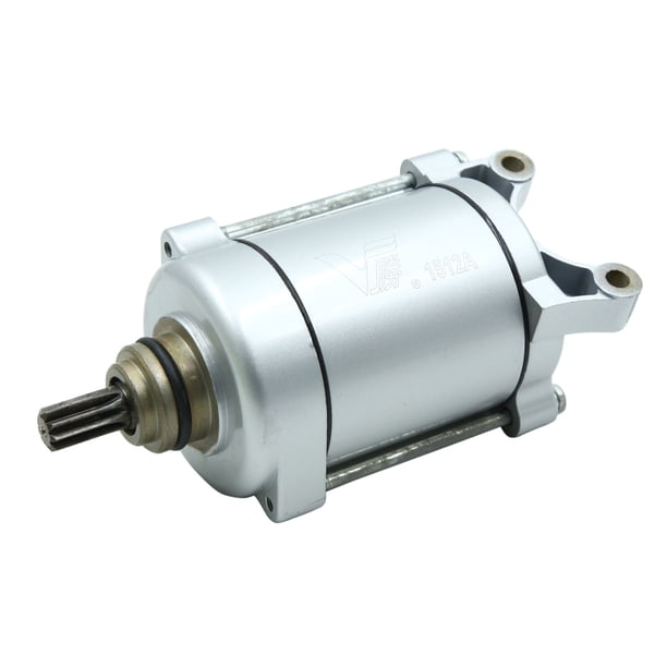 Silver Tone Metal Motorcycle Motorbike Engine Power Starter Motor for ...