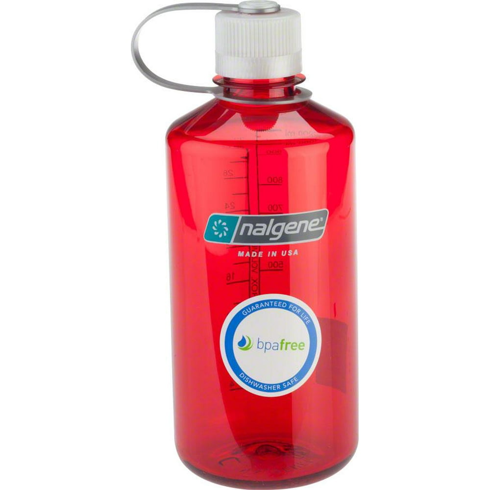 Nalgene Narrow Mouth Bottle: 32oz, Outdoor Red - Walmart.com - Walmart.com