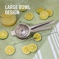 Visualz Extra Large Lemon Squeezer Stainless Steel - Easy Squeeze Heavy ...