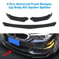 Lip,Kit Spoiler Splitter Spoiler Splitter Abs Car Lip Lip 4 Pieces Car ...