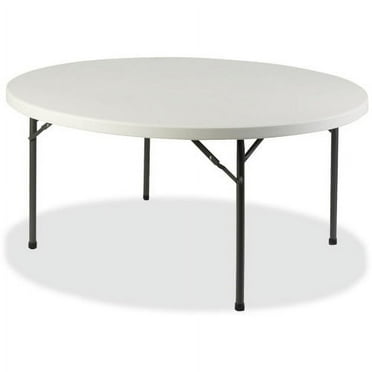 Rhino Plastic Table - 60" Round - White Granite - Walmart.com