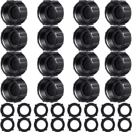 16 Pieces Garden Hose Caps Sprinkler Cap Plastic Garden Spigot Cap ...