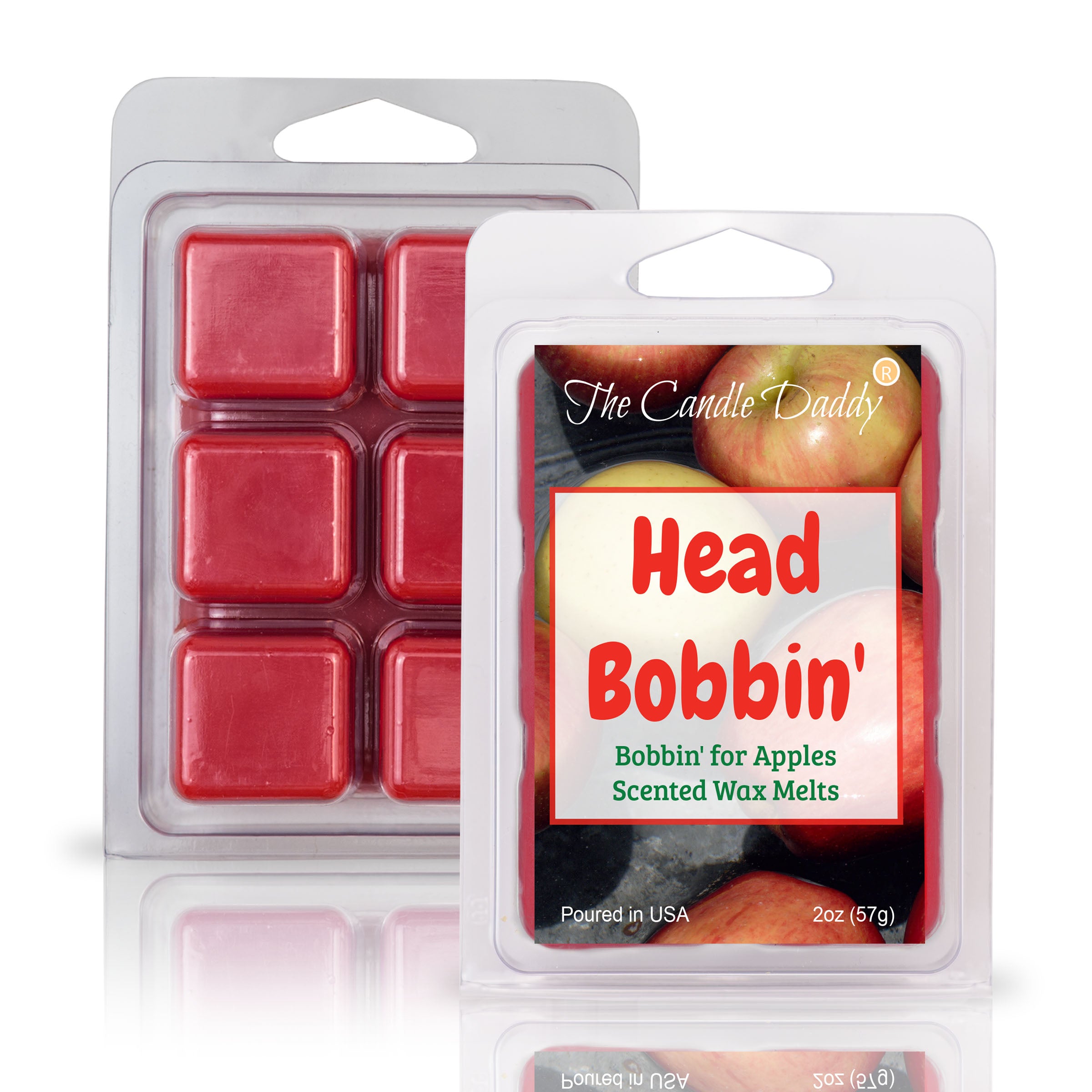 Head Bobbin' - Bobbin' For Apples Scented Wax Melt - 1 Pack - 2 Ounces ...