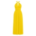 Angala Casual Women Dresses V Neck Evening Gown Maxi Dresses Solid ...