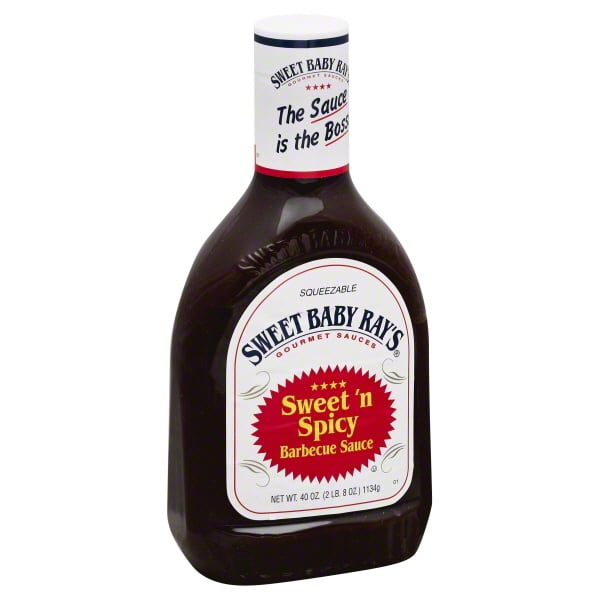 Sweet Baby Ray's Sweet 'n Spicy Barbecue Sauce, 40 Oz - Walmart.com ...