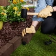 GroundSmart, Landscape Edging, 4', Cobblestone, Brown Rubber 4pk ...