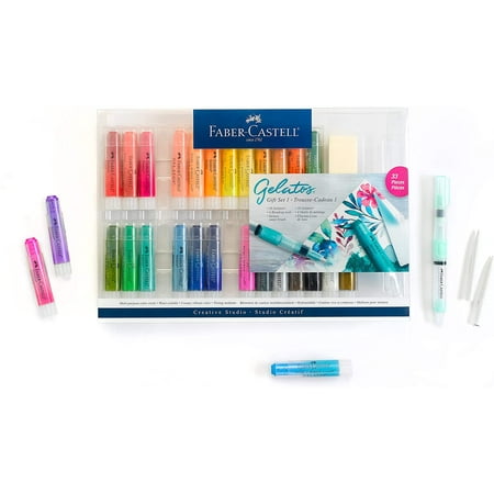 Faber-Castell Gelatos Original Gift Set - 28 Colors - Multi-Purpose Art ...