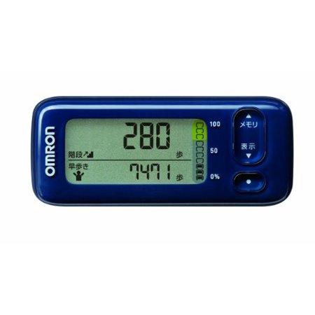 OMRON (OMRON) Activity meter Caloris Can Dark Blue HJA-400-DB | Walmart ...