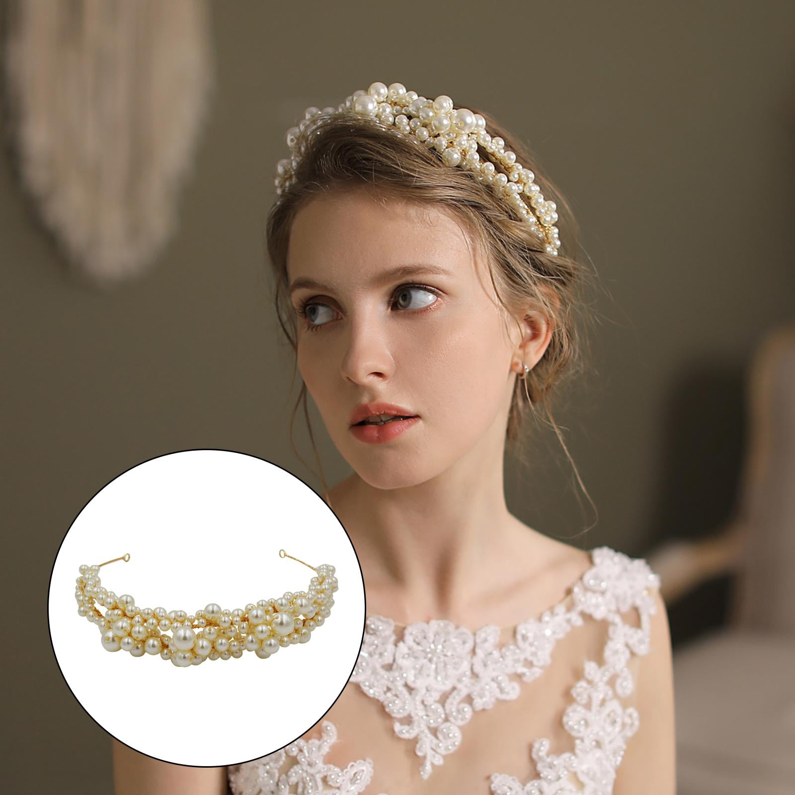 Diademas de moda BLESIY Banda para cabeza anchas para bodas mujeres y ...