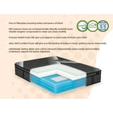 DIGLANT 14 Inch Cal King Plush Hybrid Mattress Bed in a Box, 5 Layer ...