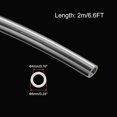 MKEUDQ-Pneumatic Tubing Pipe,6mm x 4mm Clear PU Polyurethane Tube,6.6FT ...