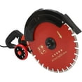 16'' Electric Concrete Saw, 4000W Wet Disk Saw Cutter, Cut-off Saw with ...