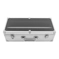Premium 50-Coin Slab Storage Case, ABS & Aluminum Alloy Collector's Box ...