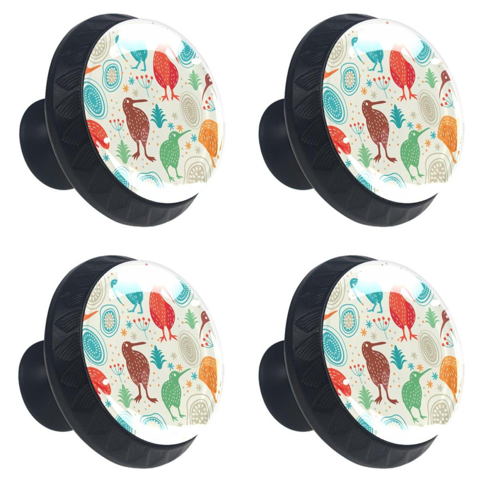 4 Pcs Kiwi Bird Animal Knobs for Kitchen Cabinet Cupboard Dresser ...
