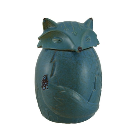 Blue Ceramic Fox Cookie / Treat Jar | Walmart Canada