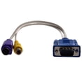 2X TV-Out VGA to S-Video/ Cable Adapter - Walmart.com
