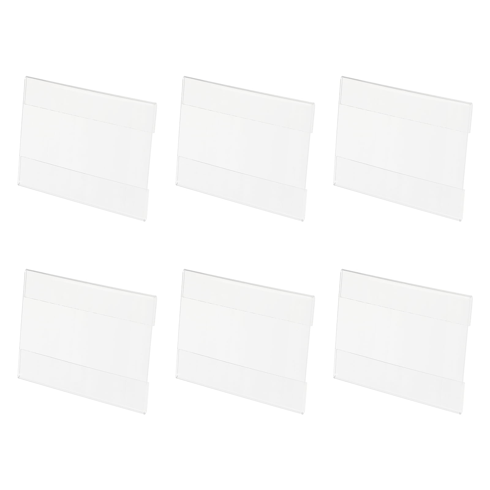 Wall Mount Acrylic Sign Holder 3.9 x 2.8 Inch Clear Plastic Wall Sign ...