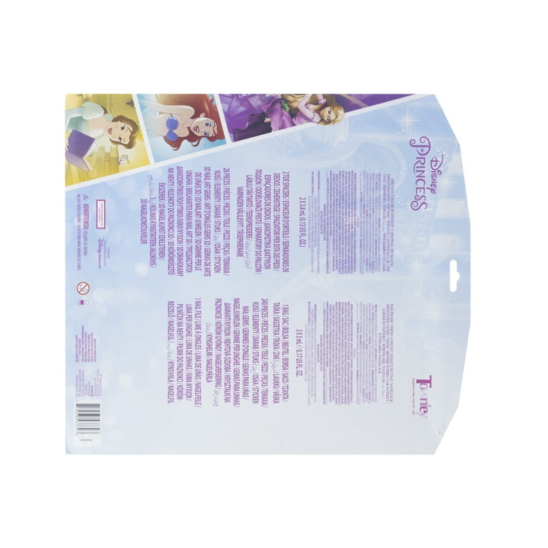 Disney Princess Toe Nail Art