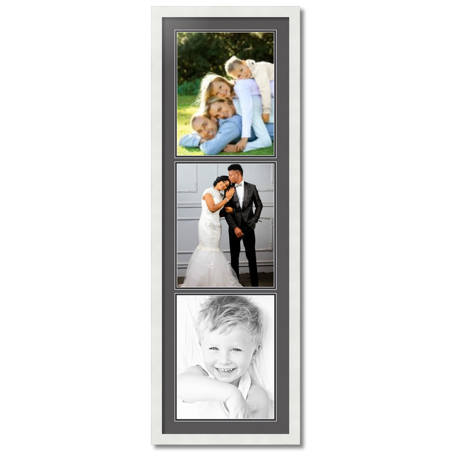 ArtToFrames Collage Photo Picture Frame with 3 - 11x14 Openings, Framed ...
