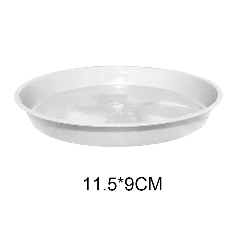 10 Pcs Plastic Garden Flower Pot Plant Saucers Water Tray Base Garden ...
