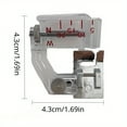 2pcs Adjustable Bias Binder Foot Sewing Machine Presser Foot Snap-on ...