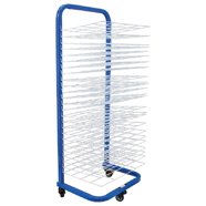 Free Shipping! MEEDEN Wood Large Print Rack, Artist Storage Rack with ...