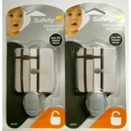Safety 1st Cabinet Slide Lock White 5.5" Carded 2 / Pack - Walmart.com