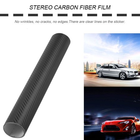 3D Carbon Fiber Membrane Carbon Fiber Stickers 1.27*0.3M Stickers ...