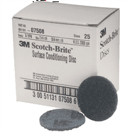 3M 7485 3 in. Scotch-Brite Roloc Brown Coarse Surface Conditioning Disc ...