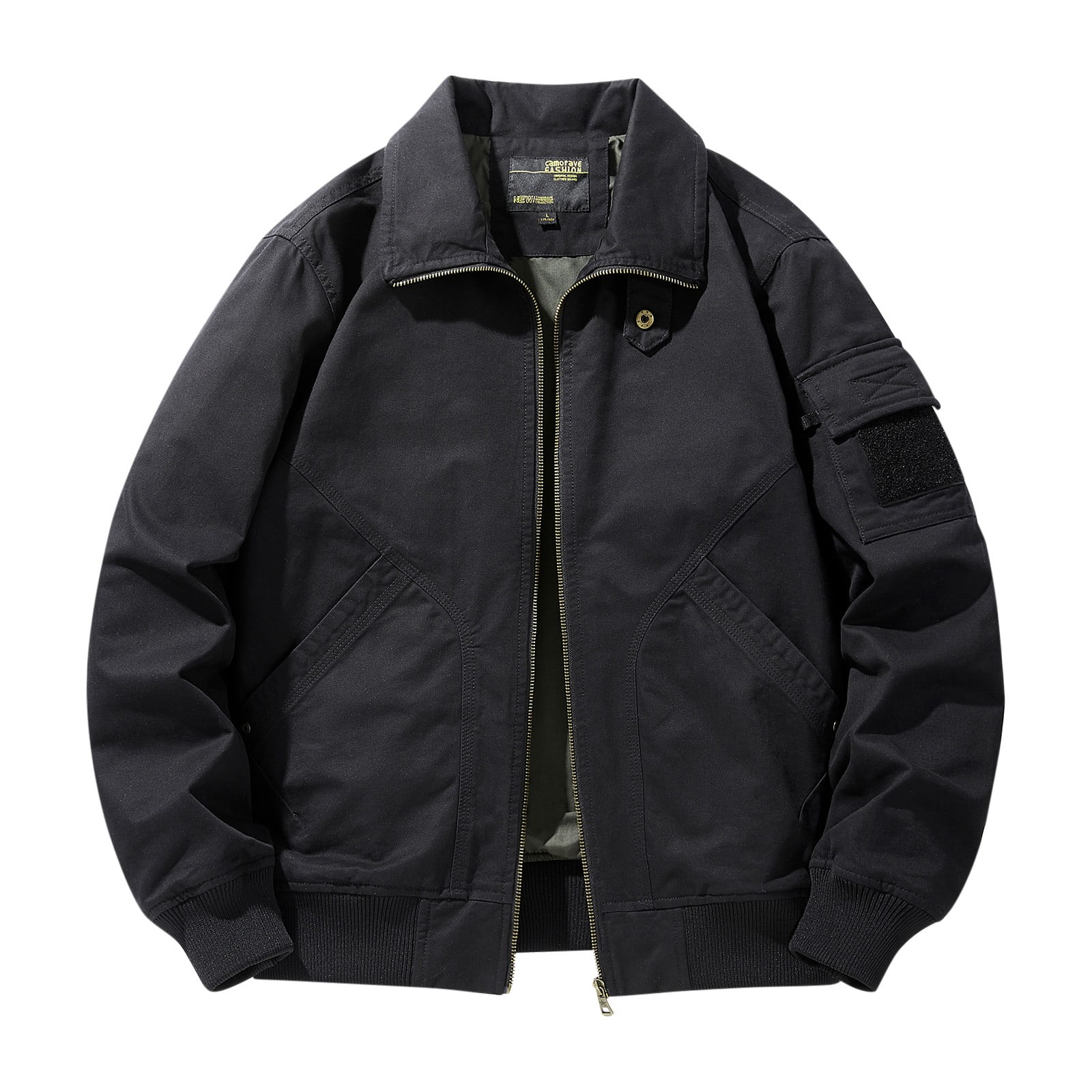 Click here for Rxirucgd Mens Long Sleeved Multi Pocket Zippered W... prices