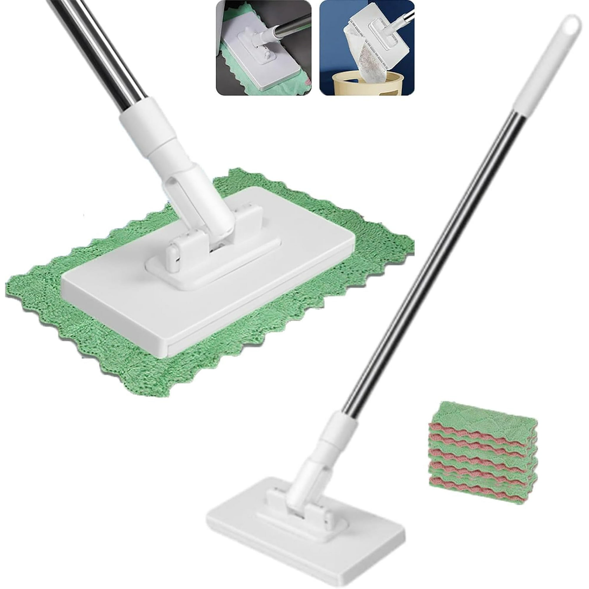 Click here for Zideal Disposable Dust Mop With 10 Reusable Cloths... prices