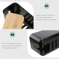 Box Storage Cable Container Power Strip Hider Wire Management Cord