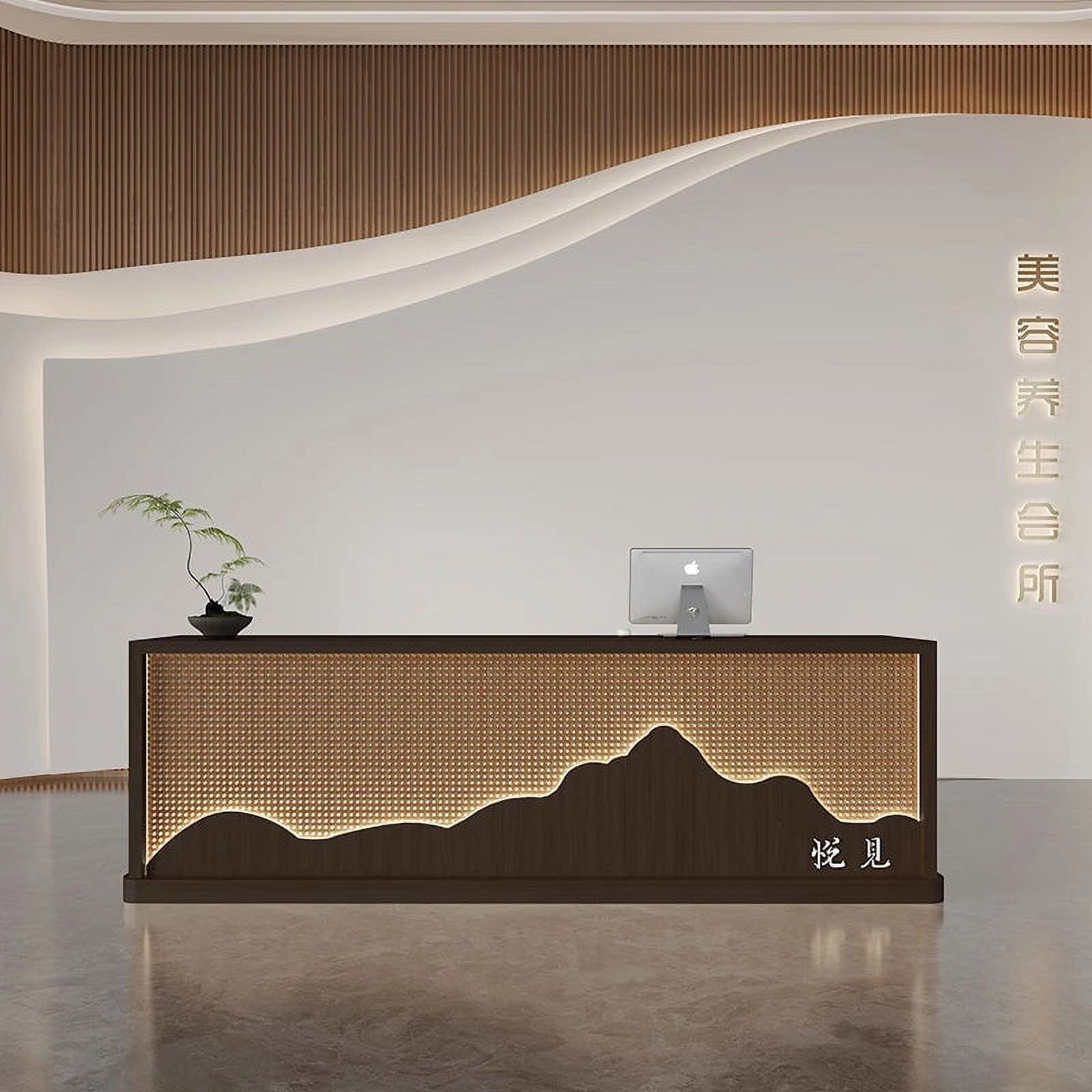 Checkout Supermarket Reception Desk Counter Cashier Beauty Executive ...