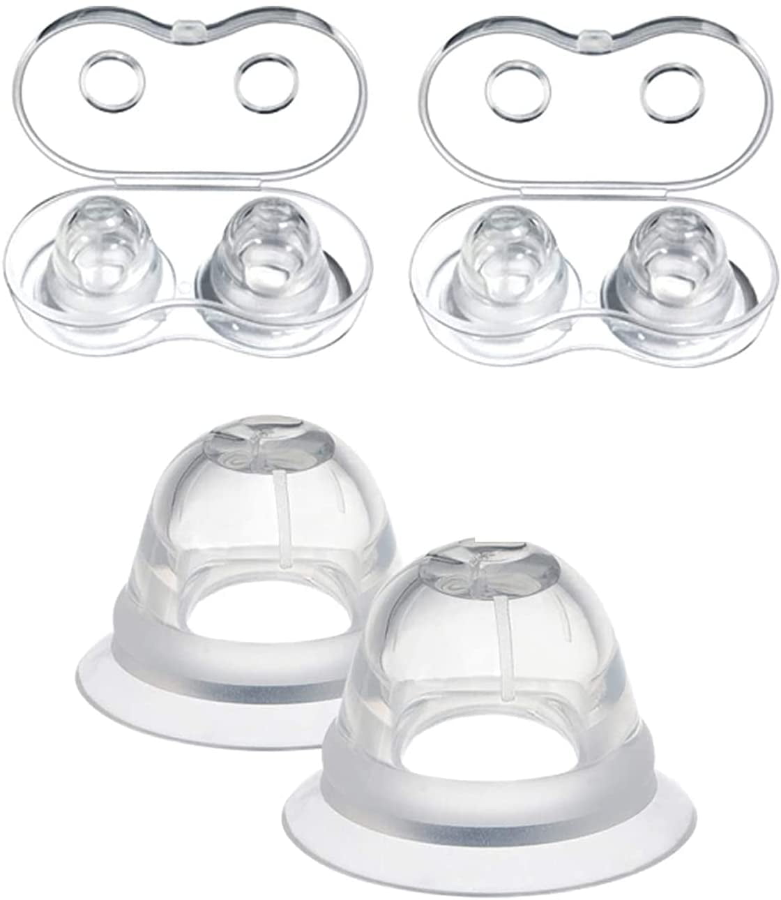 Premium Silicone Nipple Suckers 2 Pair With Storage Box Nipple